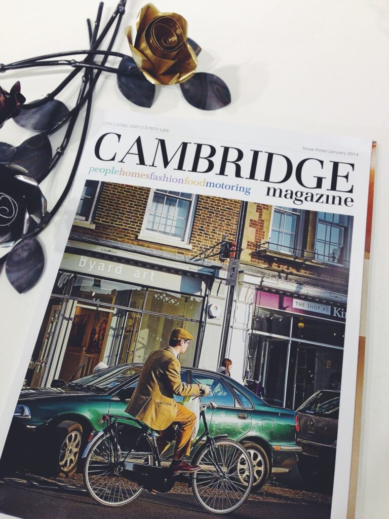 Front Cover Feature on Cambridge Magazine | Byard Art