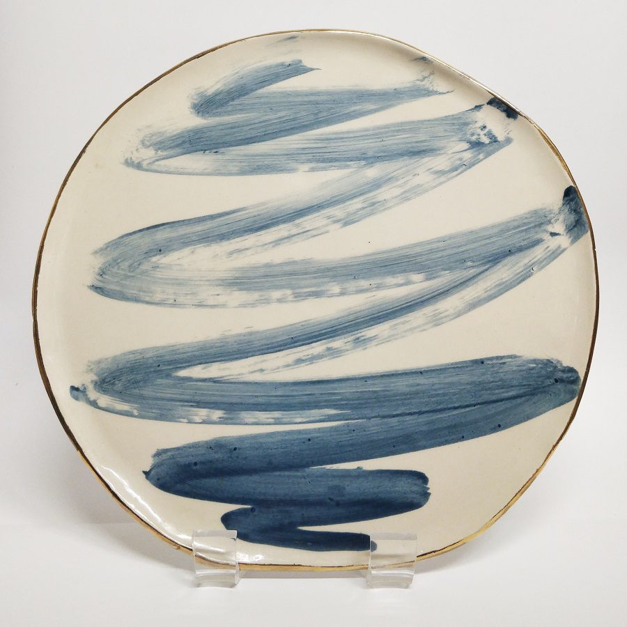 Large Round Platter by Rose Nisbet | Byard Art