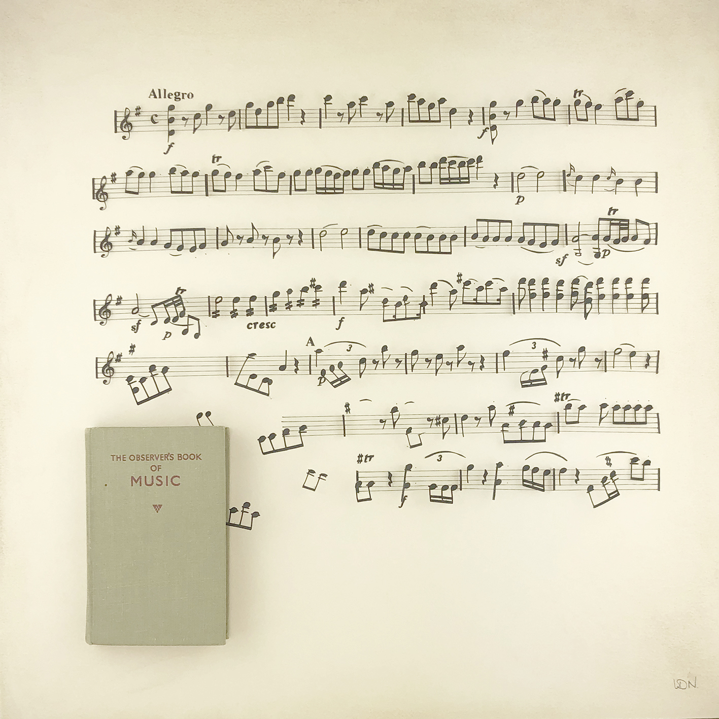 Flying Musical Notes -Mozart -Eine kleine Nachtmusik by Lucy Dorothy ...